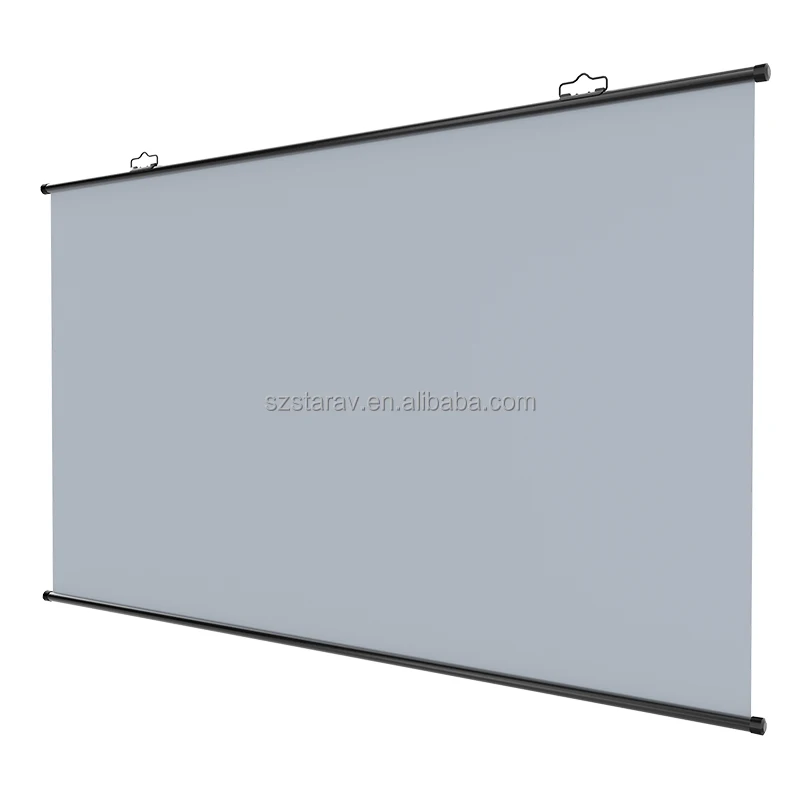 Owlenz 100 Inch 16:9 Video Projector Screen - Perfect for Home Theater