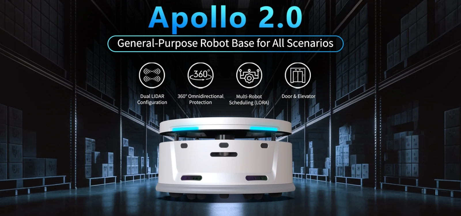 SLAMTEC Apollo2.0 Robot Chassis - Intelligent & Versatile