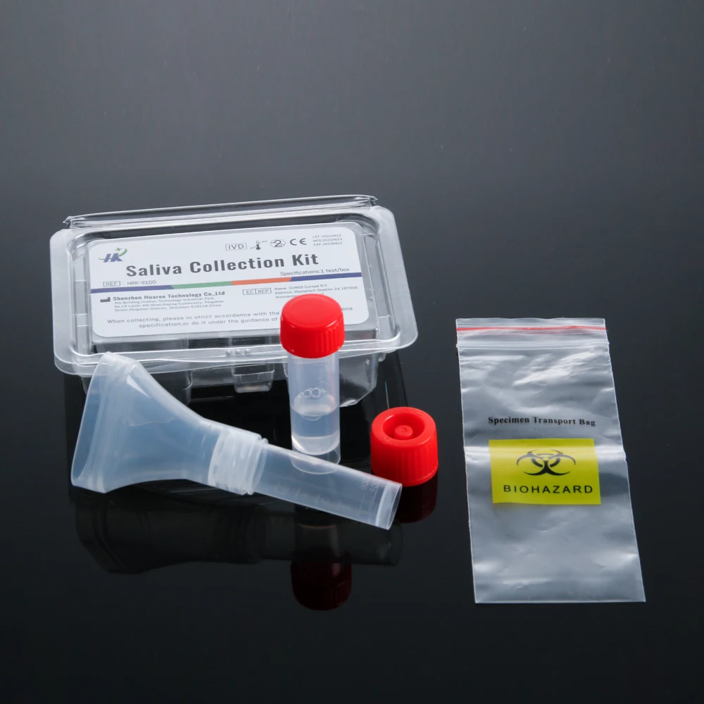 Dna Sample Test Tube Antigen Saliva Collection Kit For Pcr Test Saliva ...