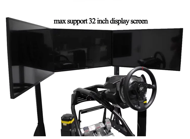 Large Cockpit-mounted Triple Monitor Mount for Racing Simulator ...