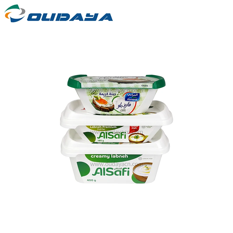 220ml Custom LOGO Food Packaging Injection Plastic Container Ice Cream ...