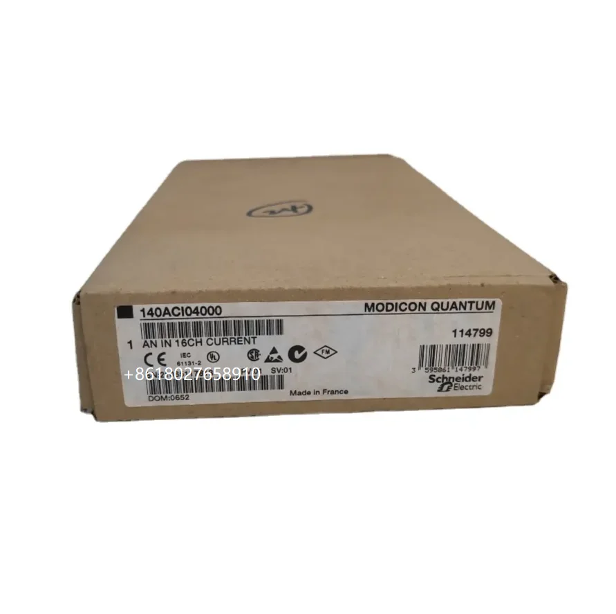 Original 140aci04000 Modicon Analog Current Input Module New In Stock ...