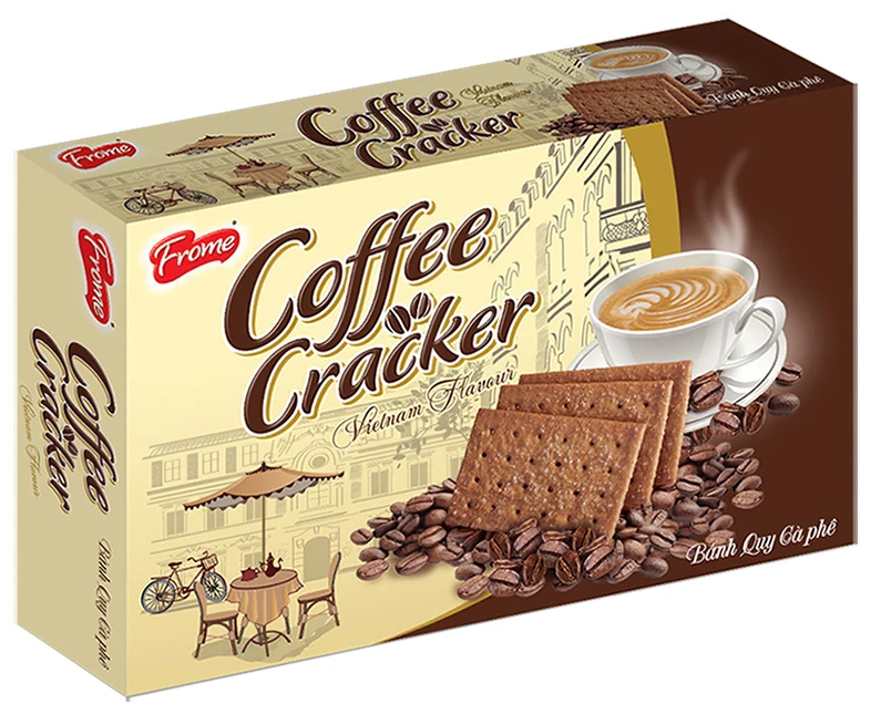PREMIUM HIGH QUALITY DELICIOUS Thin Cracker Coffee Flavour Crispy ...