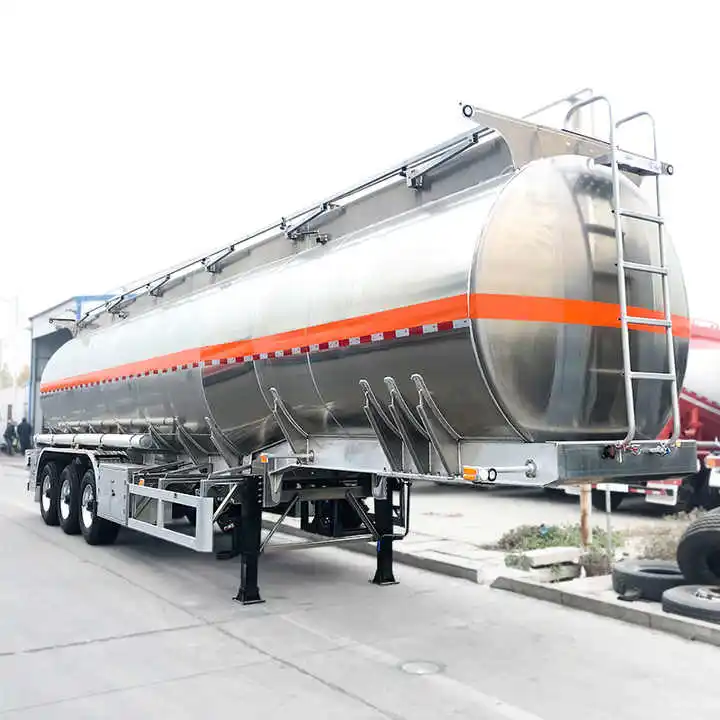 Chemical Or Fuel Tanker Semi Trailer Liquid Liquefied Gas Semi Trailer ...