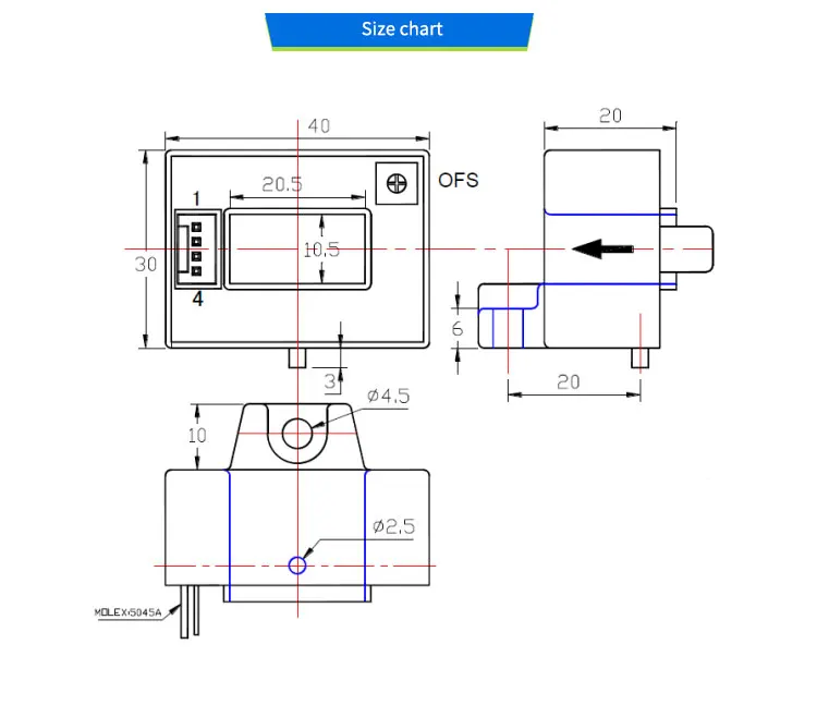 Hall Effect Dc Ac Current Transducers B3 Linear Hall Sensor For New ...