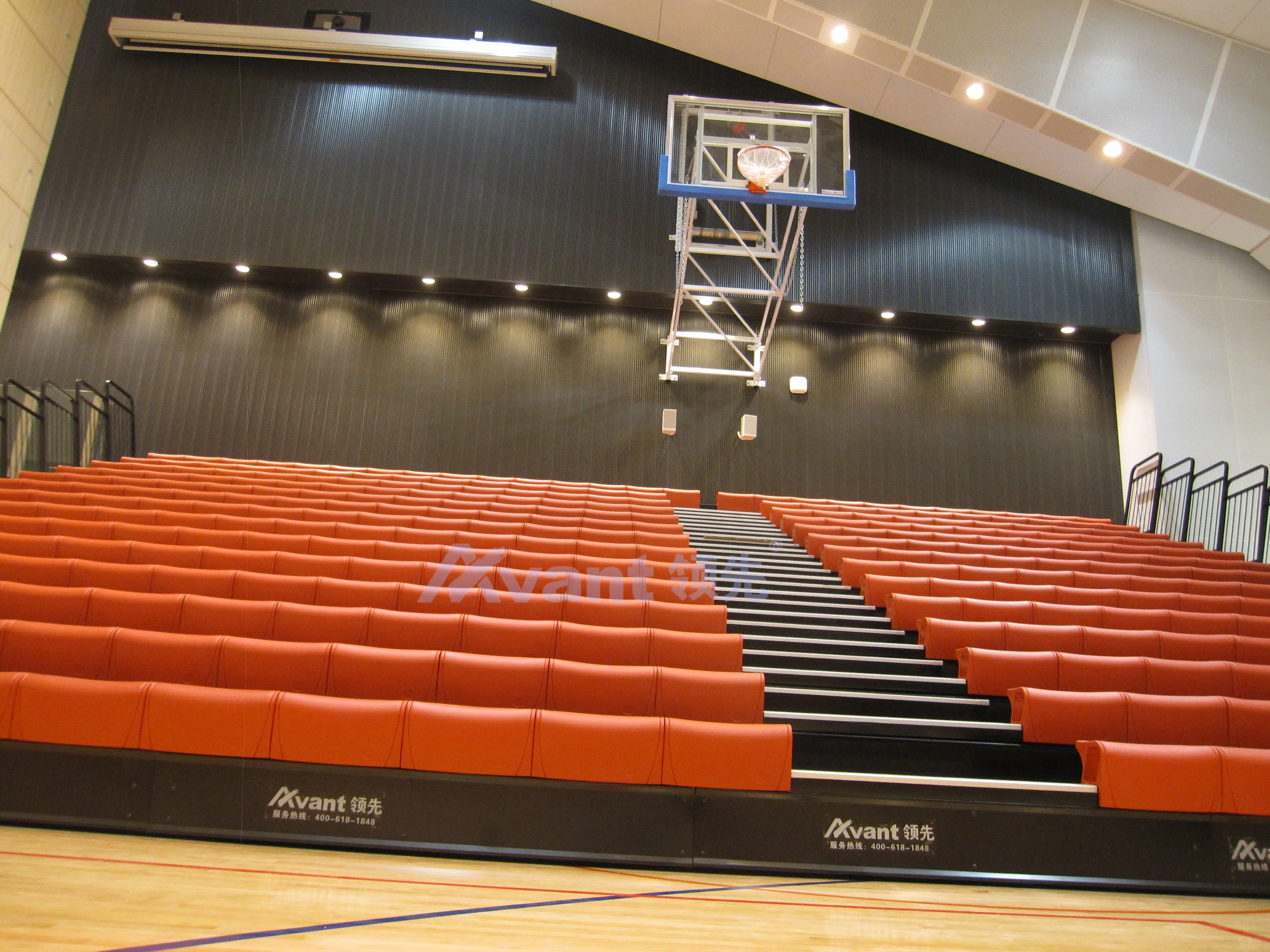 Avant Electrical Control Telescopic Grandstand - Stable Seating