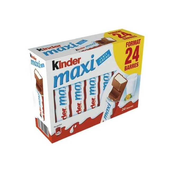 Kinder Maxi Chocolate Bar With Milk Filling 21g Buy At A Good Price ...