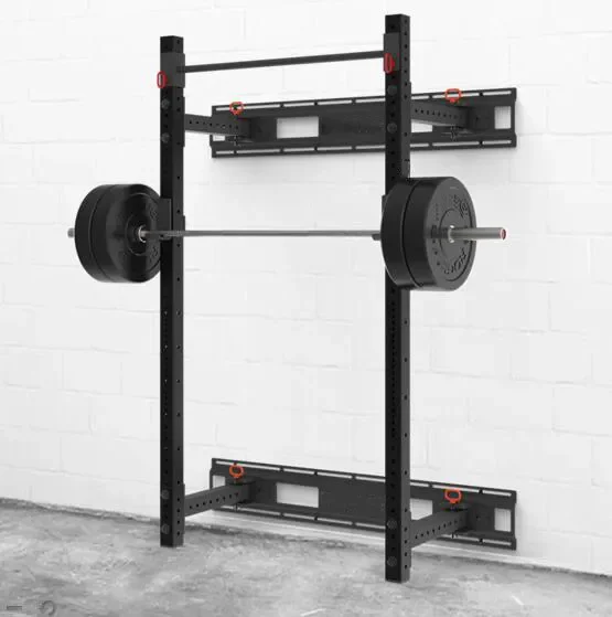 Fitness Gym Lifting Training Wallmount Wall Mounted Foldable Folding ...