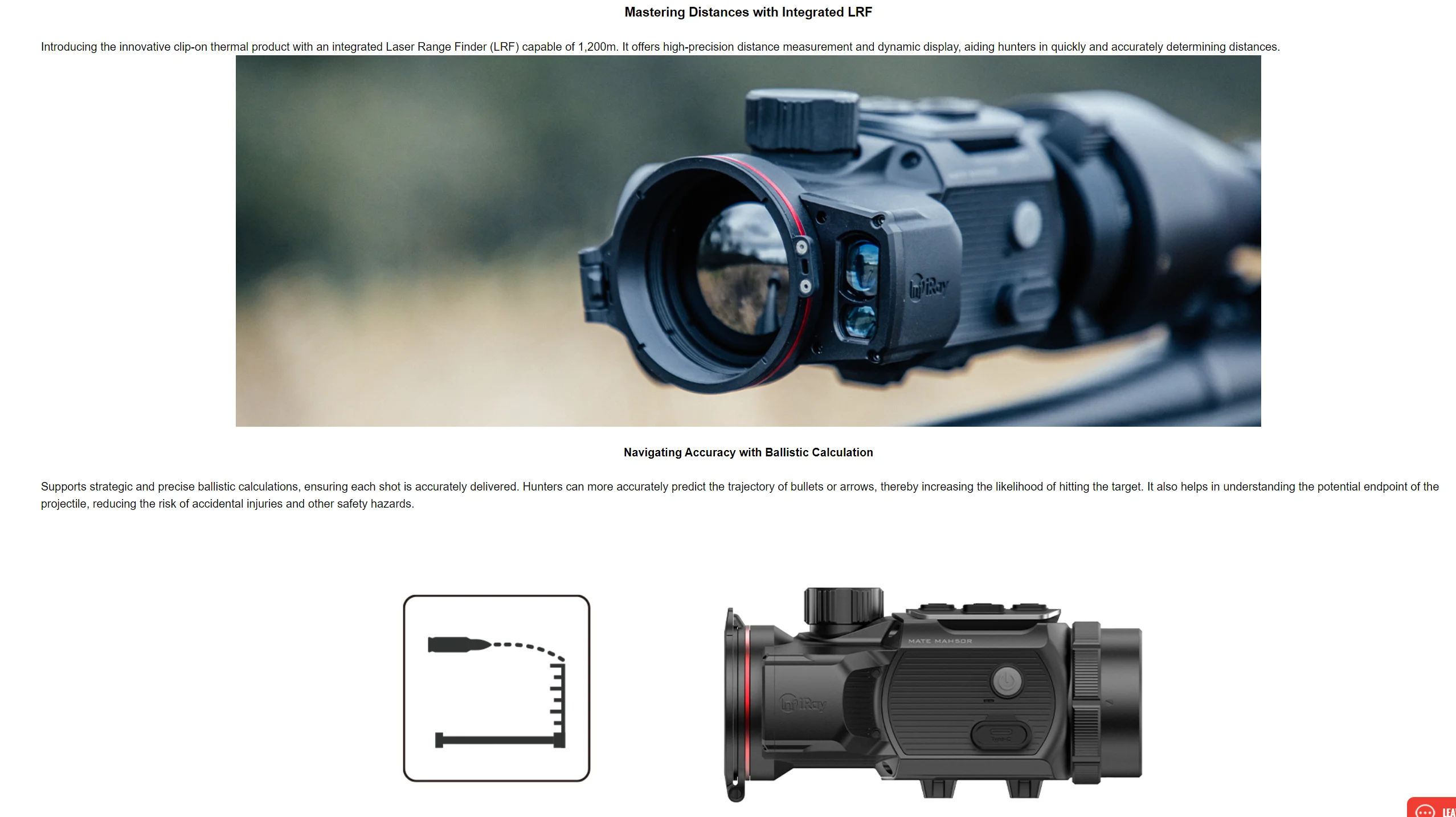 Iray Thermal Imaging Attachment MAH50R - 50hz Frame Rate