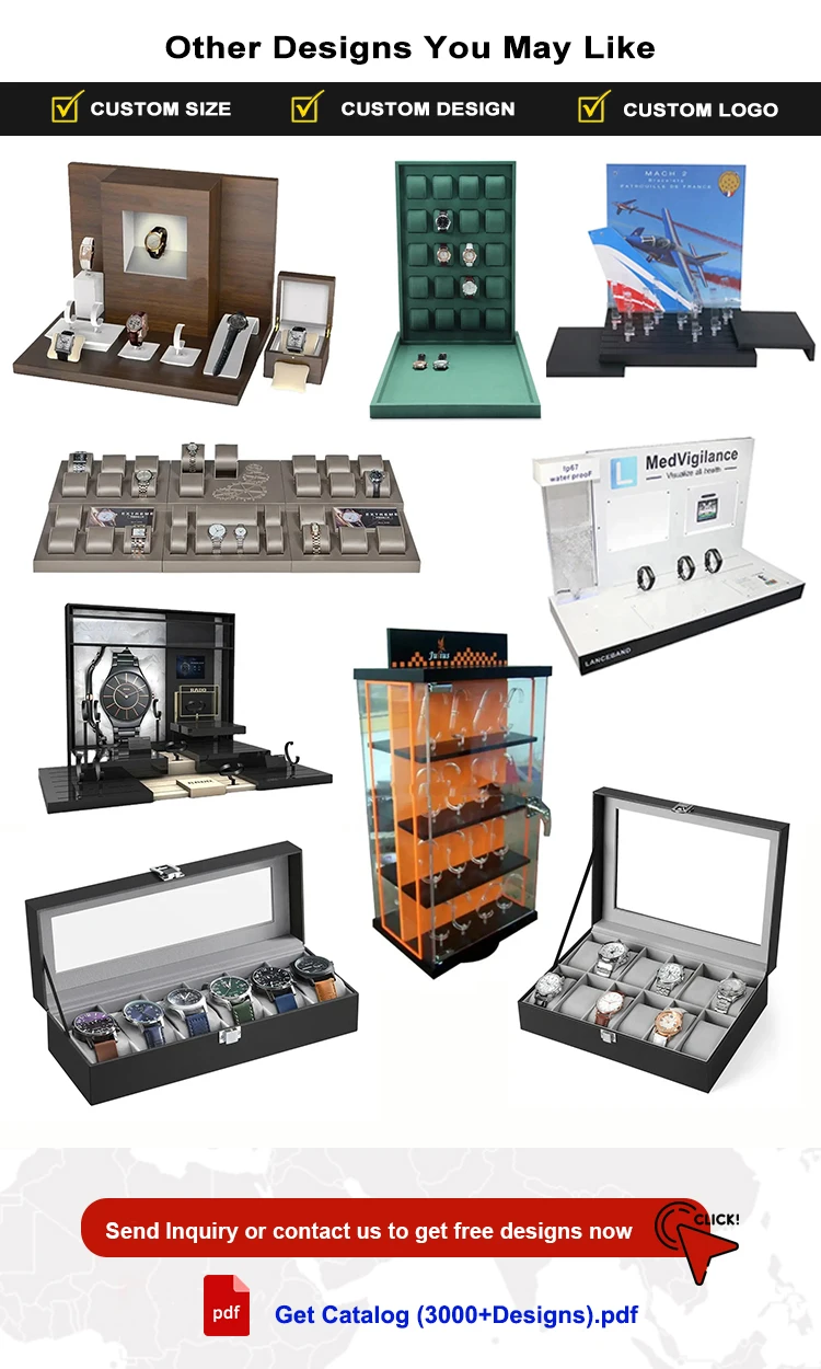 Shop Our Clear Acrylic Rotating Watch Display Case Stand