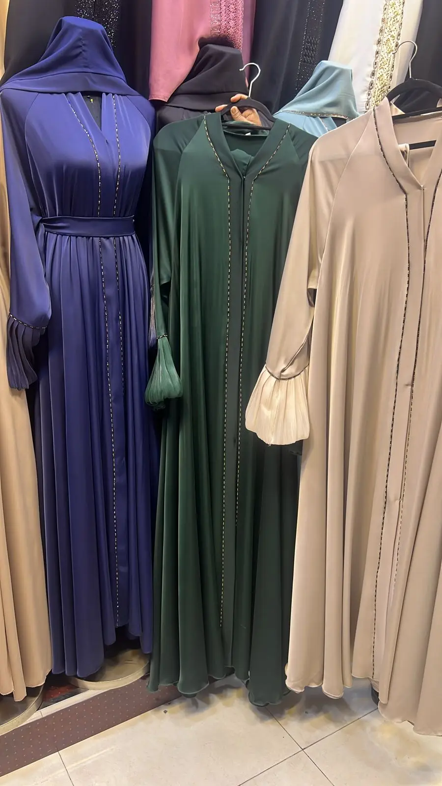 2024 Dubai Beautiful Black Traditional Islamic Clothing for Women Saudi ...