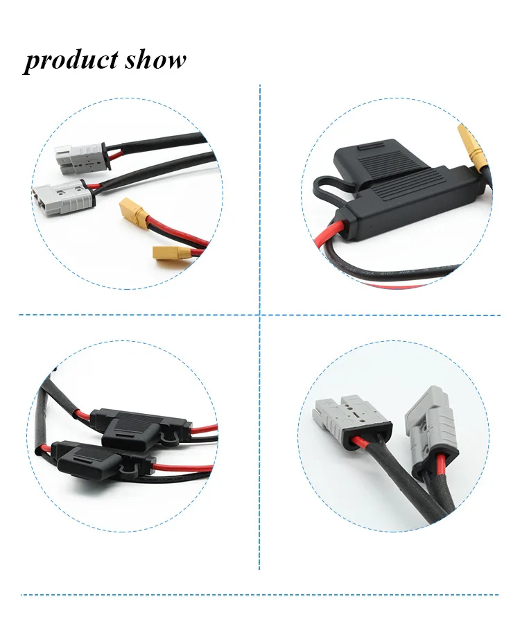 Power Custom 1015 8 AWG 300mm 350mm 50A Solar Vehicle Wiring MAXI ...