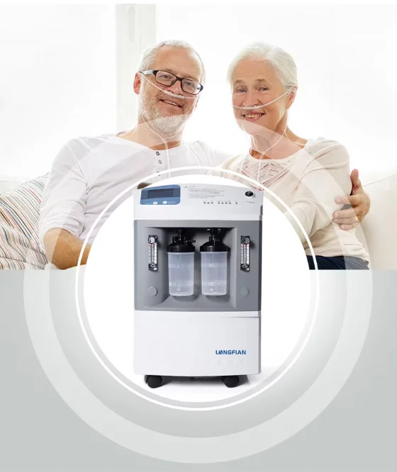 Dual 10L Oxygen Concentrator - High Purity Oxygen for Home