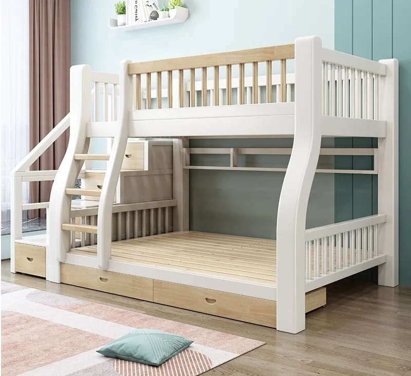Vietnamese Wholesaler High Quality Kids Bed Frame Wooden Double Deck ...