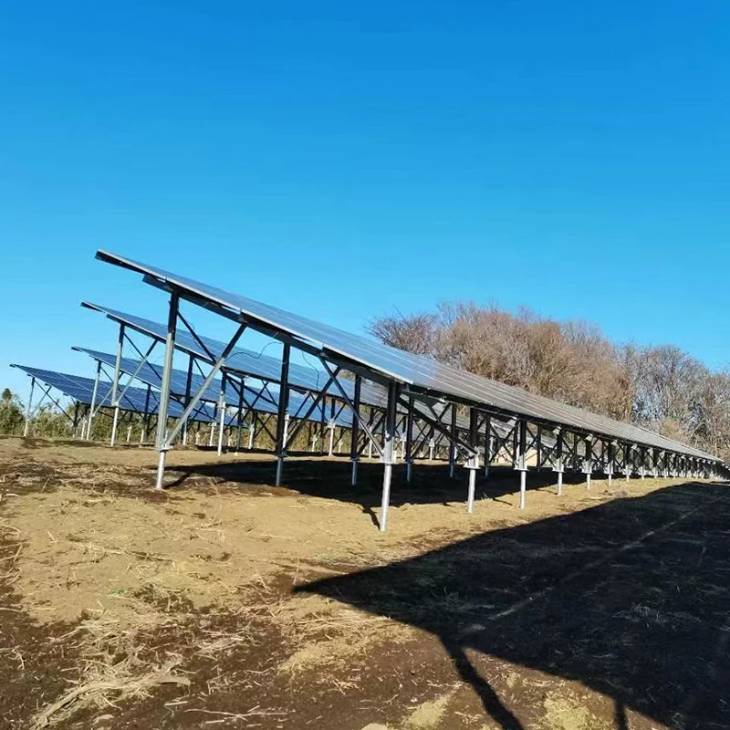 Large Scale Zn-al-mg Coated Steel Solar Ground Mounting System Solar ...
