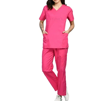 Surgeon Scrub Set Hospital Nurse Uniform For Hospital Staff High ...