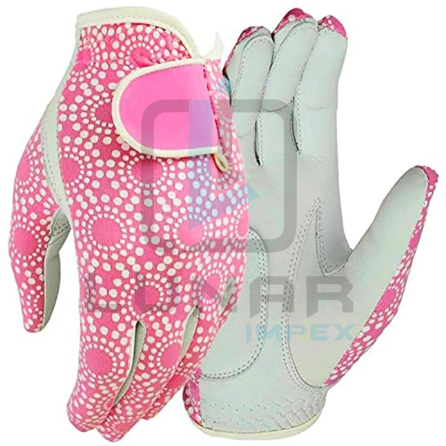 Ladies Purple Color Sublimation Design Sports Golf Gear Gloves Are Made ...