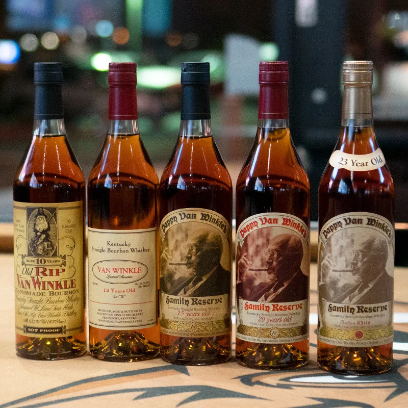 20 Year Old Family Reserve Bourbon 750ml Bottle / Pappy Van Winkle 23 ...