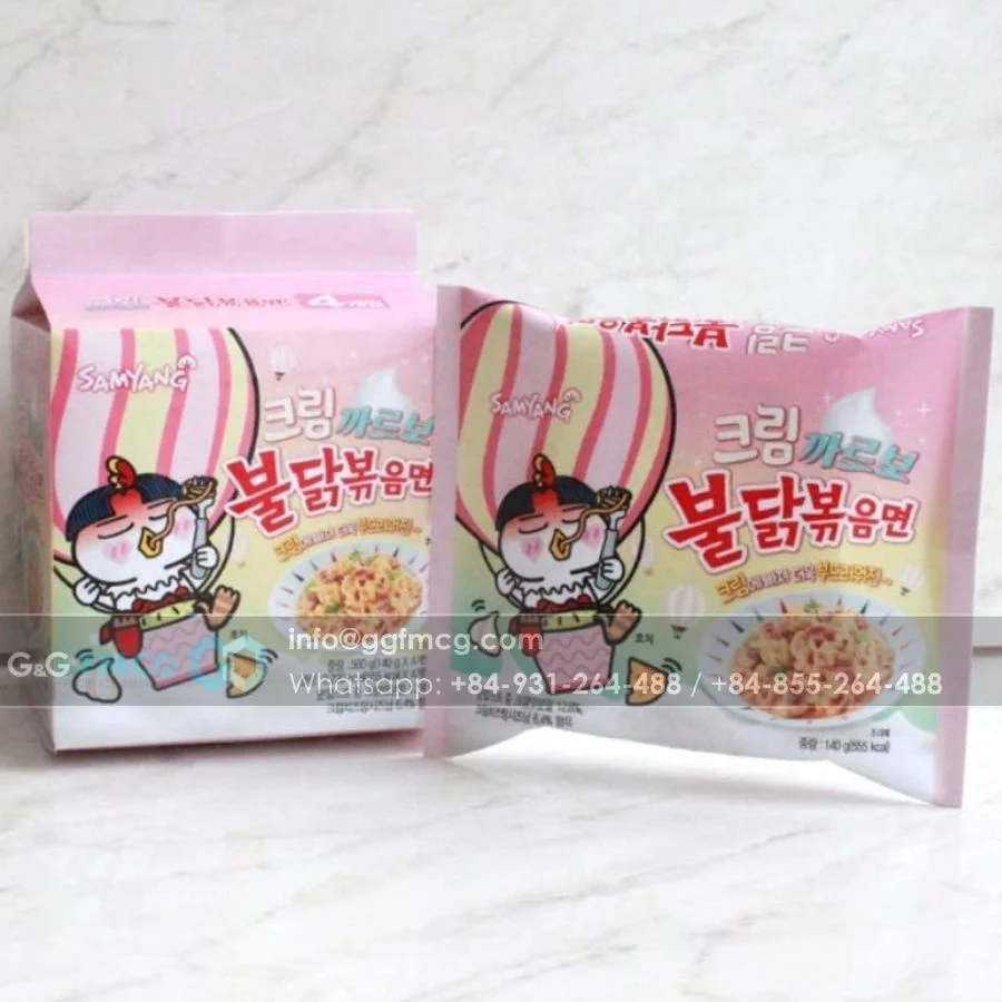 Wholesale Ramen Sy Noodles Spicy Chicken Flavor Cream Carbo 140g - Buy ...