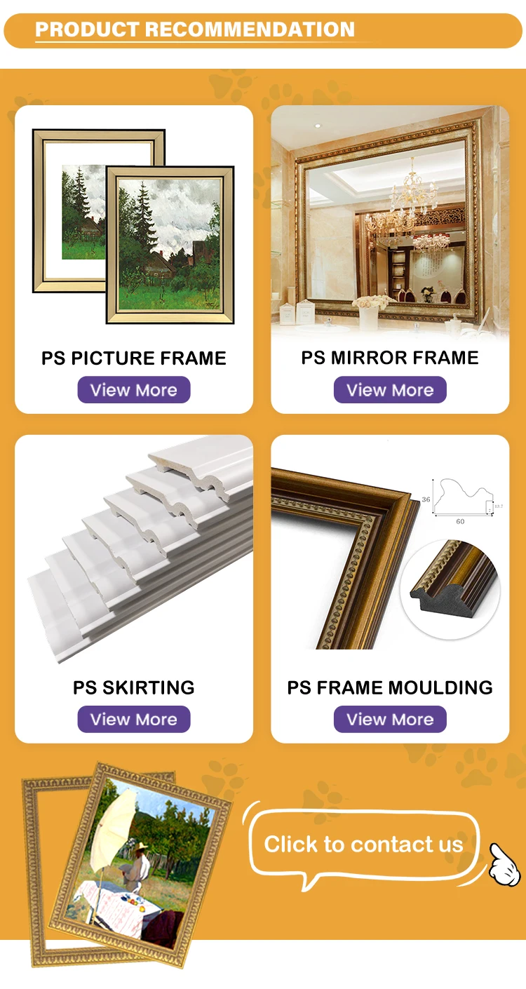 Vintage Gold White PS Frame and Plastic Frame Perfect for Classic Home ...