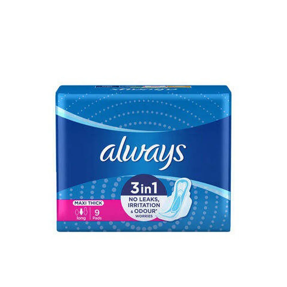 Always Maxi Overnight Pads With Wings,Size 4,Overnight,Unscented,48 Ct ...