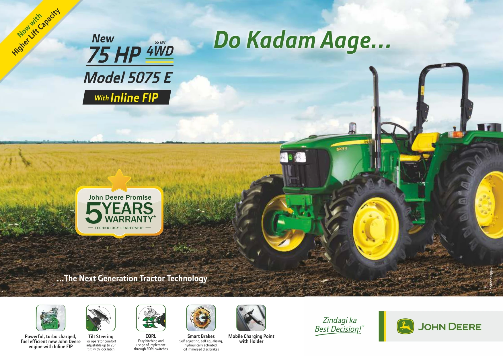75hp Farm Tractors - Versatile and Efficient Solutions