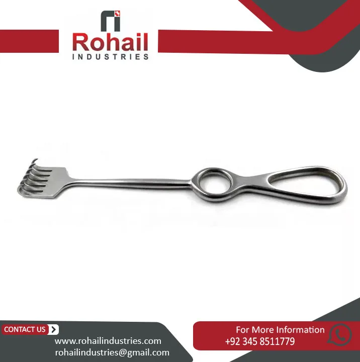 Stainless Steel Surgical Murphy Retractor 4 Inch 4 Sharp Prongs 28.0mm ...