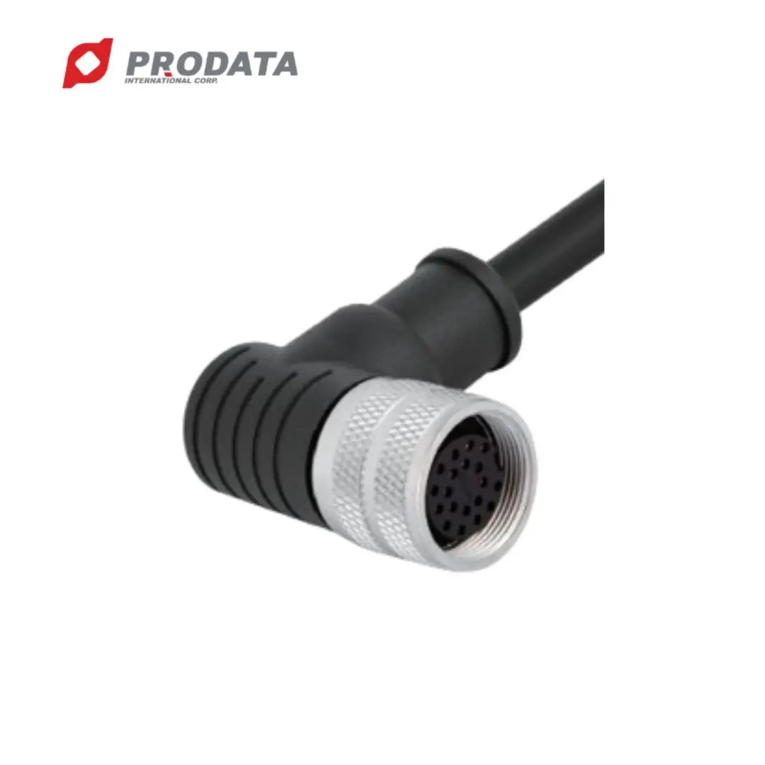30A 60V Waterproof A/B Code Right Angle M16 Female Cable