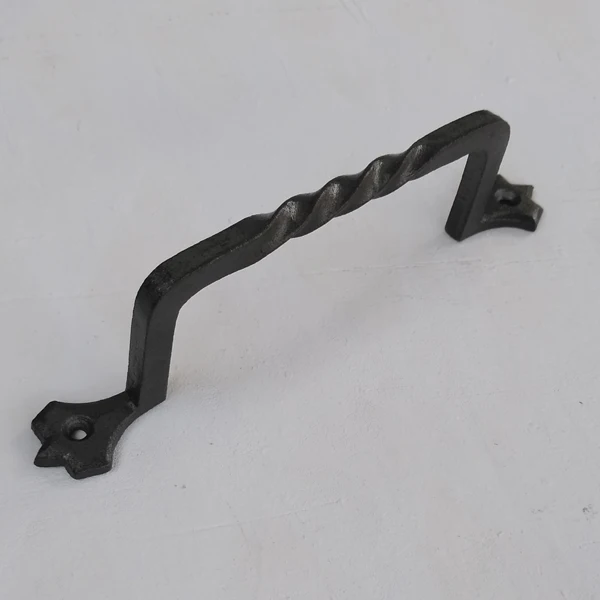 Cast Iron Twisted Furniture Decorative Pull Handles Customized Cabinet ...
