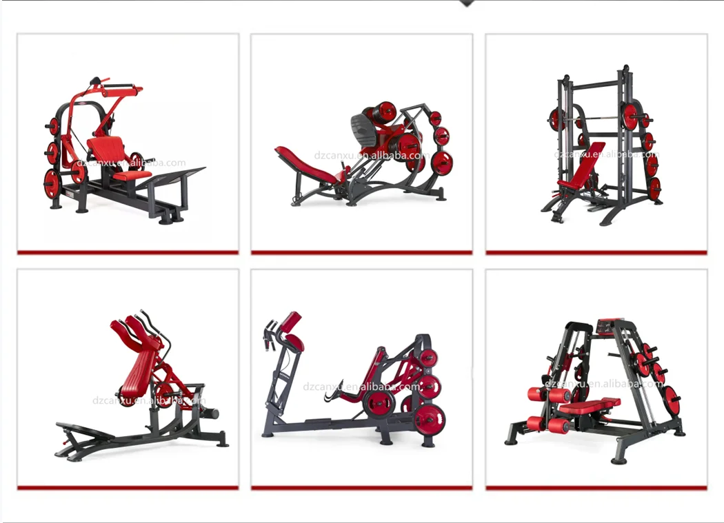 High Quality Strength Trainer Gym Plate Load Fitness Equipment Leg ...