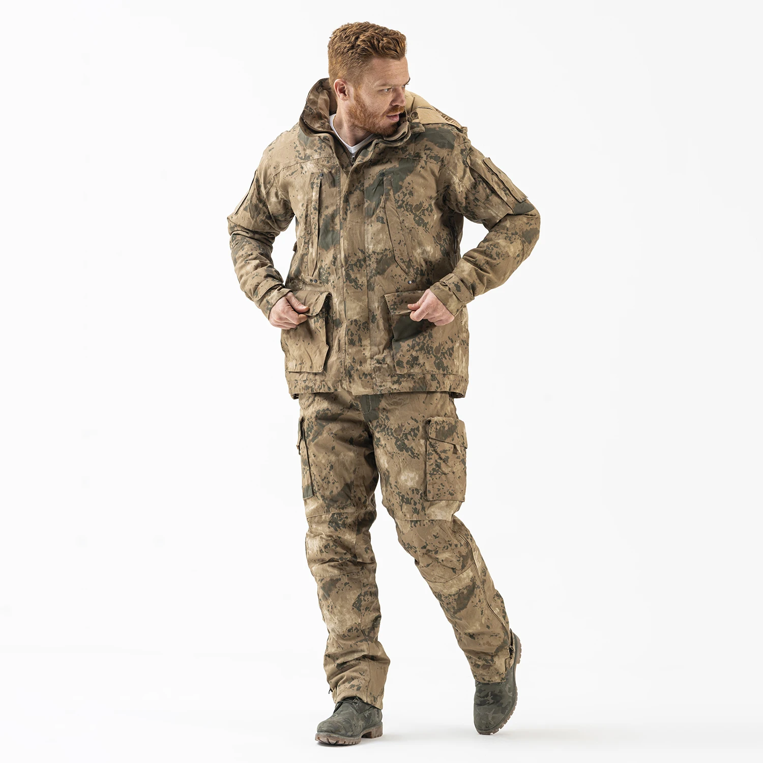 Hunting Set Camouflage Set Jungle Desert Stealth Outdoor Wear-resistant ...