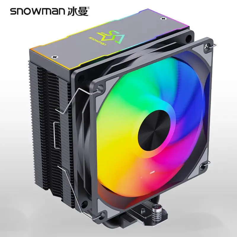 Snowman Mt5-v3 Argb Cpu Cooler - 5 Heatpipe,Silent Fan,Supports Lga1700 ...