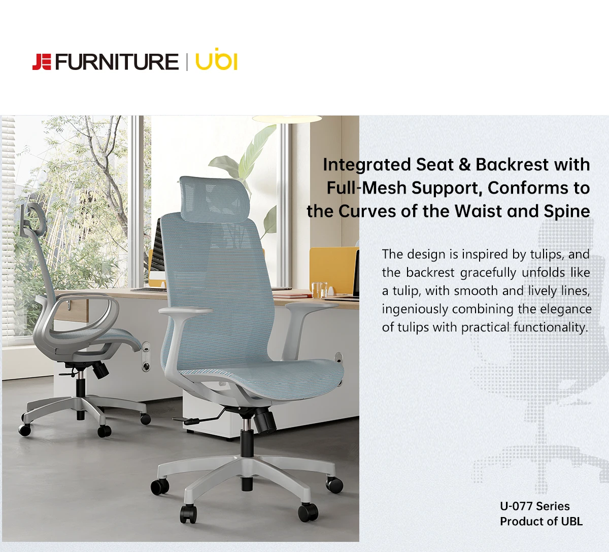Sitzone High Back Mesh Chair Ergonomic Full Mesh Support with ...