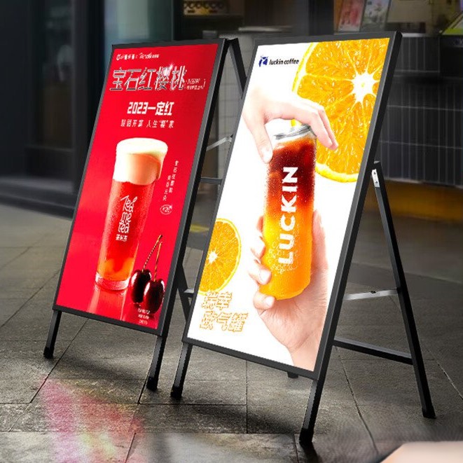 On floor Lighting Boxes Mold Light Box Drink Led Poster Stand ...