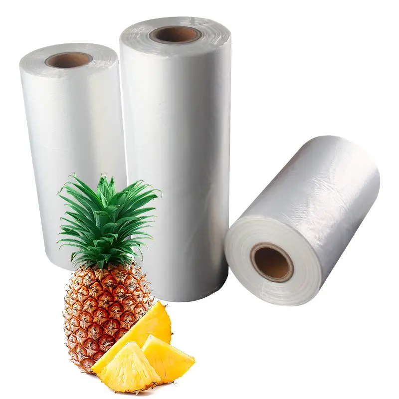 Transparent Food Grade Packaging Poly Flat Bag On Roll For Bread Fruit ...