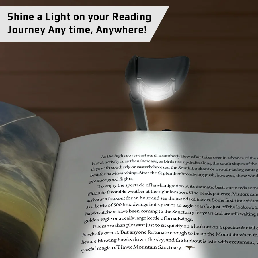 Leading Extreme Led Foldable Clip On Book Lights For Reading Extendable ...