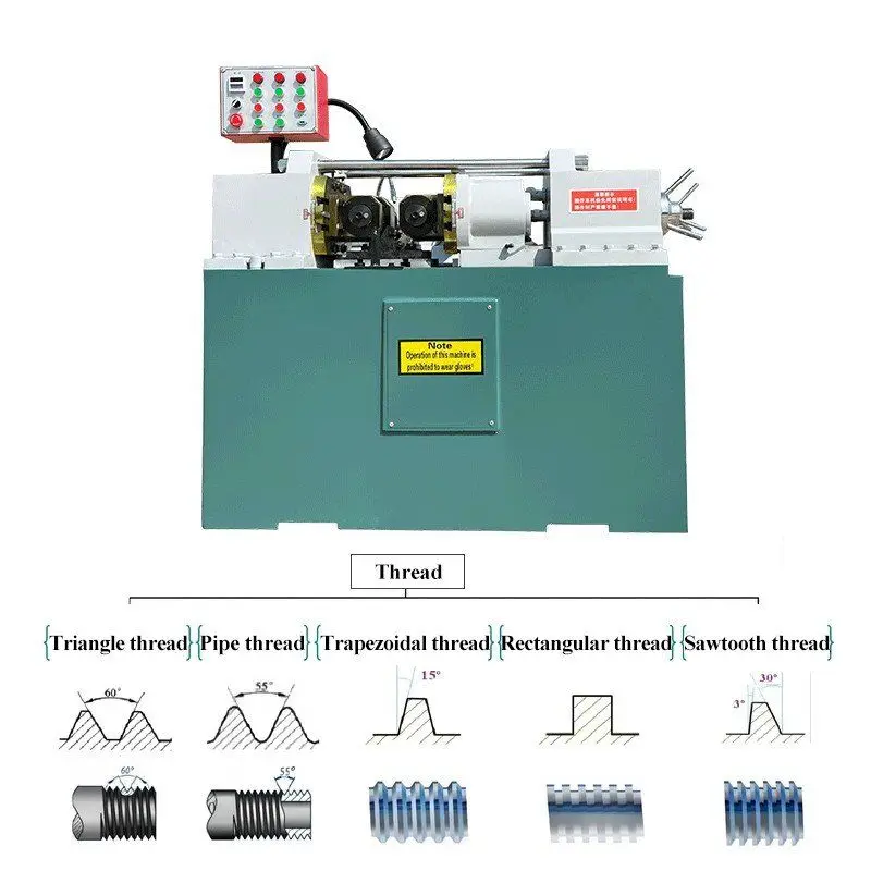 150 Type Thread Rolling Machine Triangle Thread Pipe Trapezoidal ...