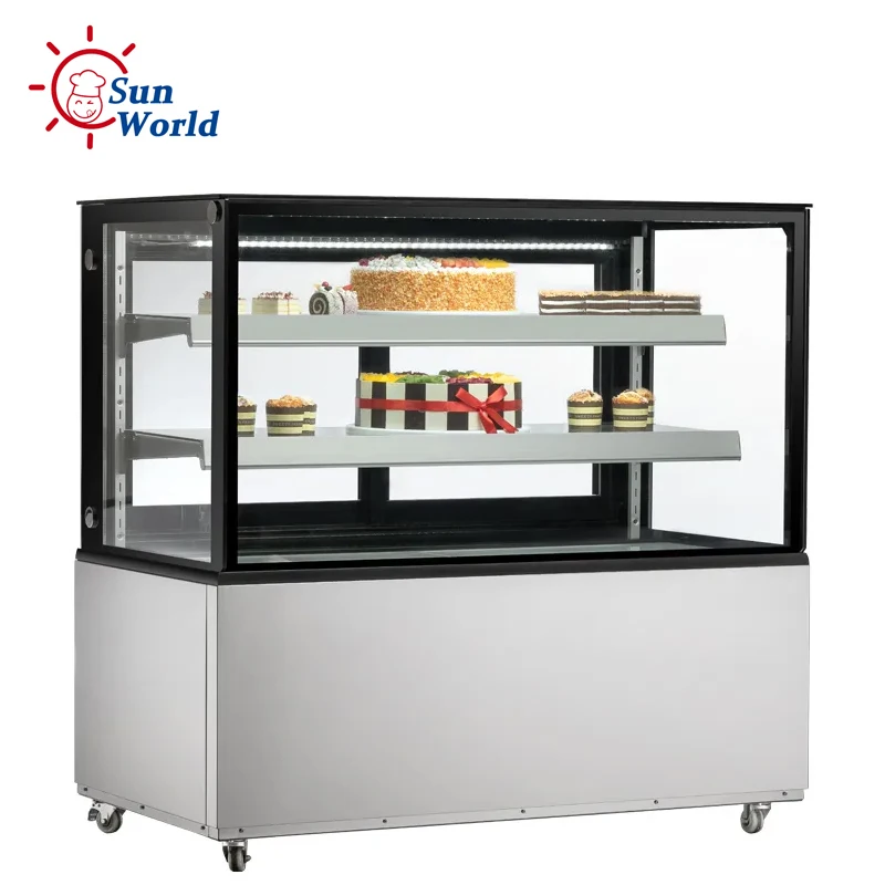 Cake Showcase Deli Display Refrigerator Cold Food Bars Counter Cake ...