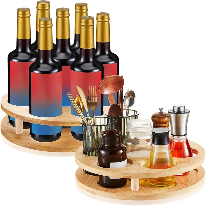 Bamboo Spice Rack - Organize Your Coffee Syrups Efficiently