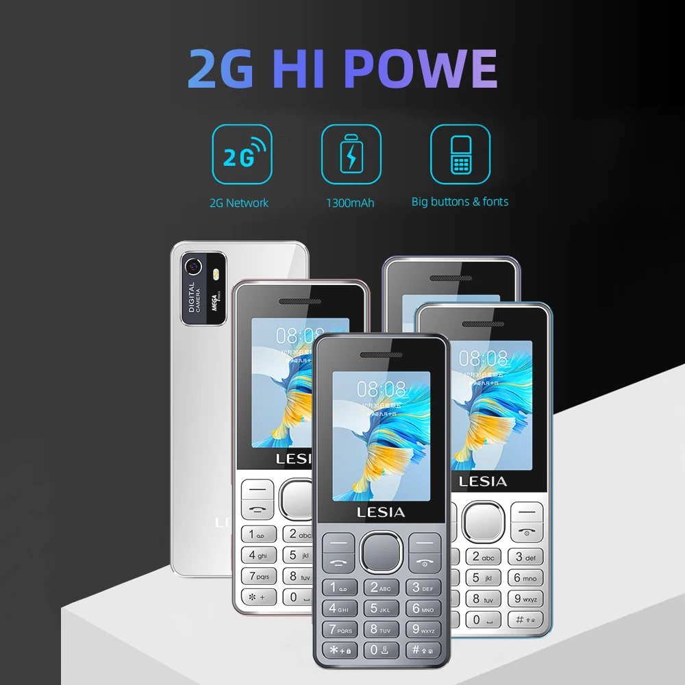 GSM Dual SIM Feature Rugged Keypad Bar Phone 2G 2.4 Inch QQVGA 0.08MP ...