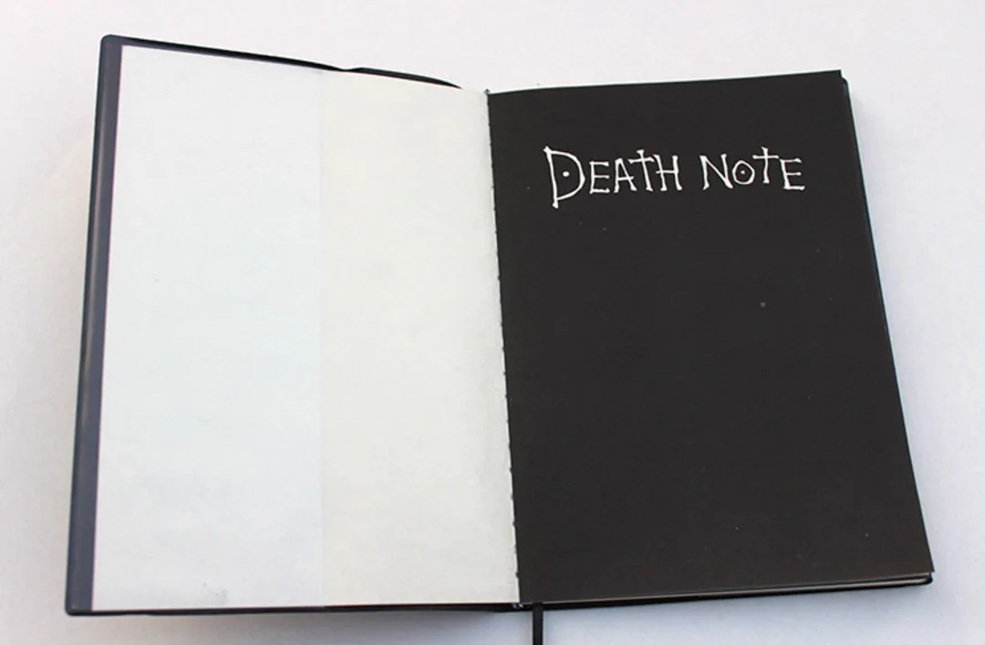 Anime Death Note Notebook Set Leather Journal And Necklace Feather Pen ...