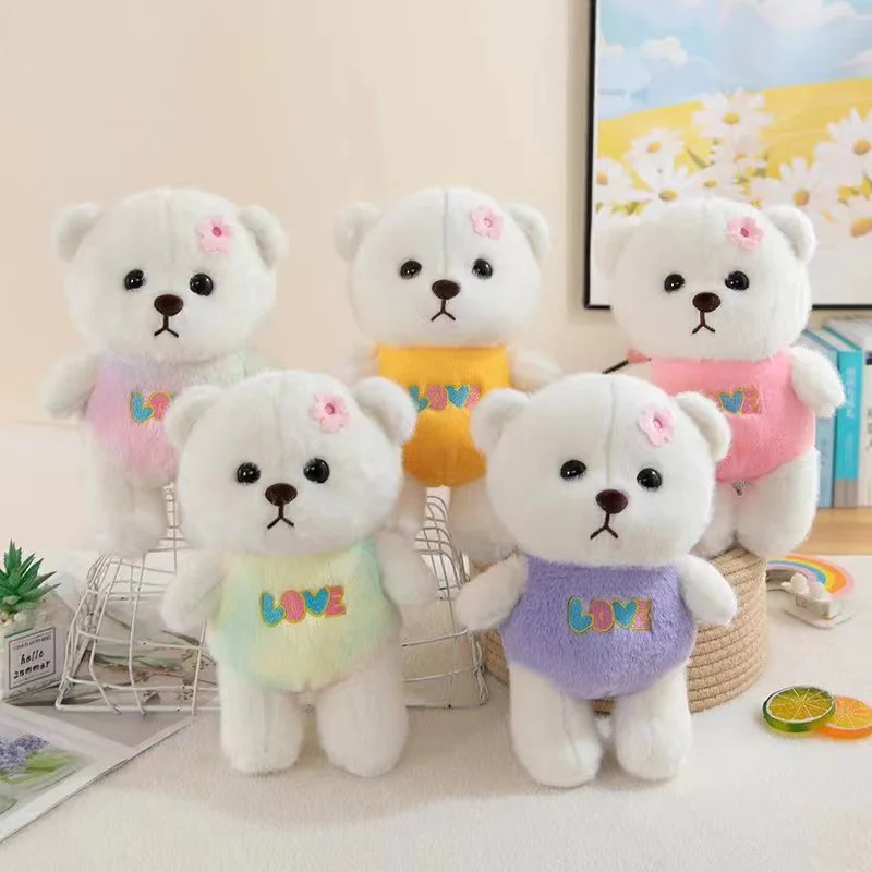 Lina Bear Plush Toy Cute Stuffed Teddy Bear Doll Soft Fabric Gift Kids ...