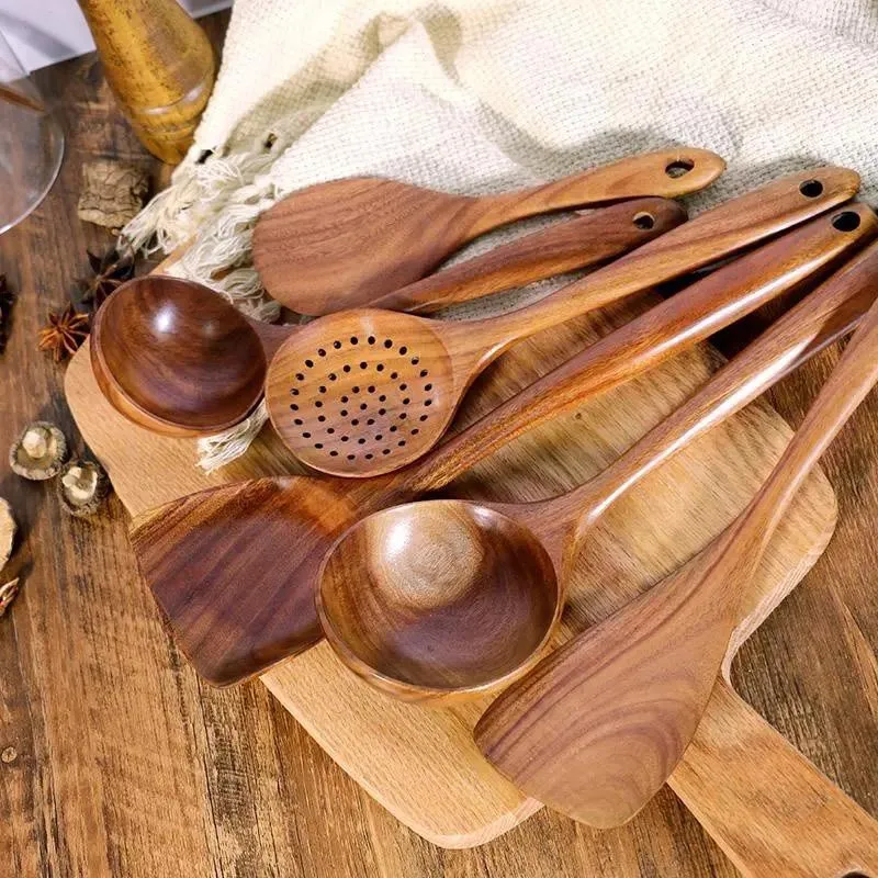 Versatile Houseware Kitchenware Wood Kitchen Tools Reusable Cooking ...