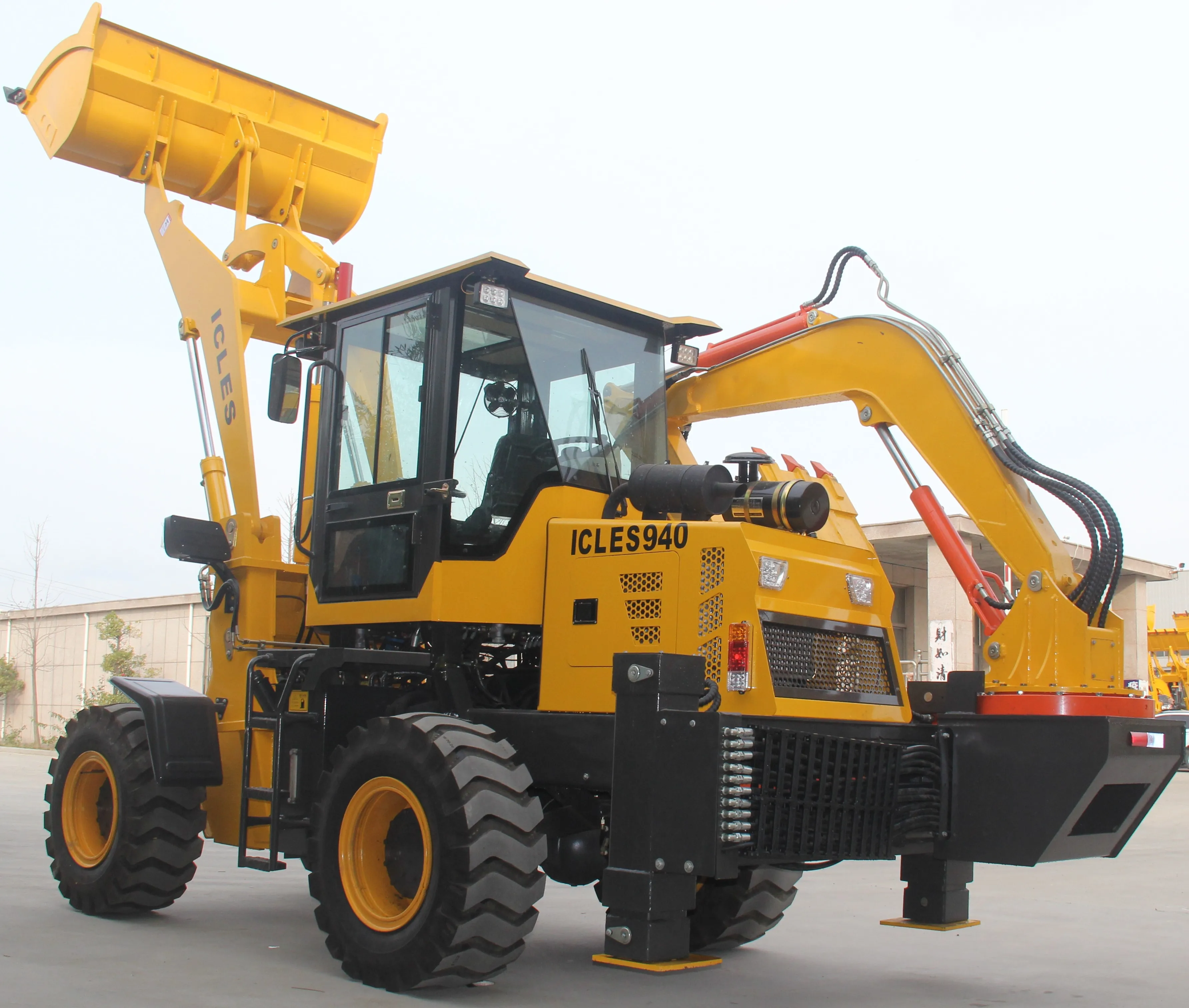 Factory Price Mini Backhoe Loader 4x4 Back Hoe Loader Excavator Mini ...