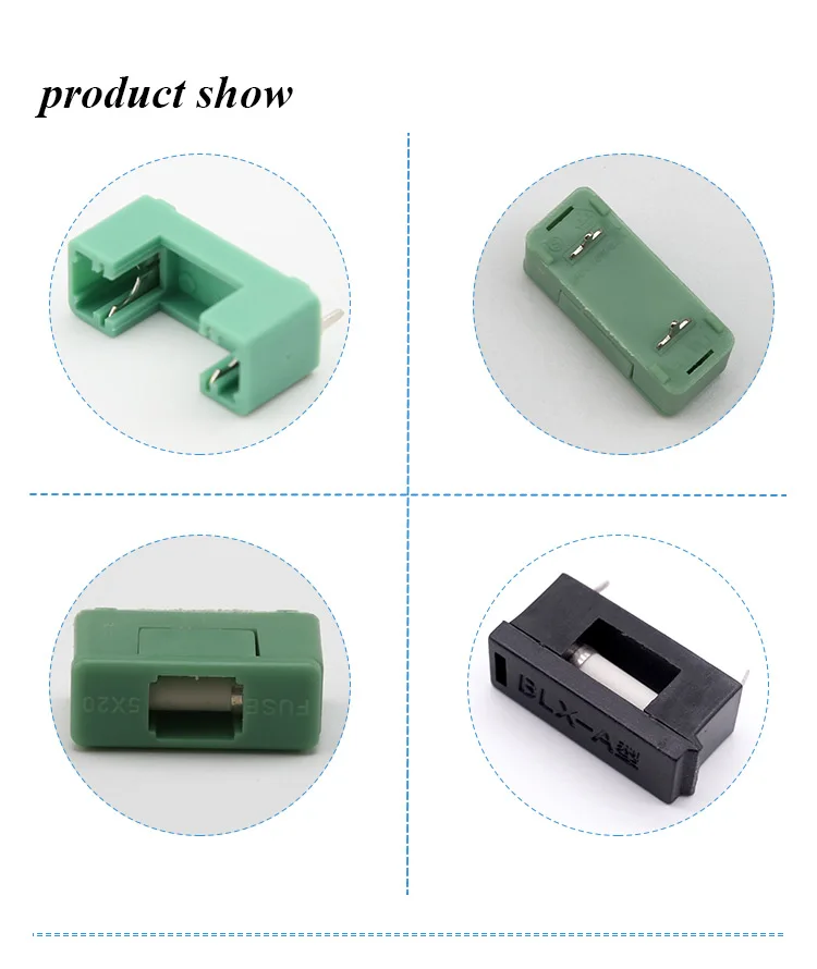 PTF-77 PTF-78 PCB Mounted Fuse Holders - 5x20mm 5.2x20mm