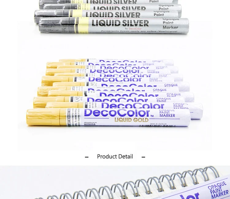 Marvy Uchida Opaque Color Paint Marker Pens - High Coverage
