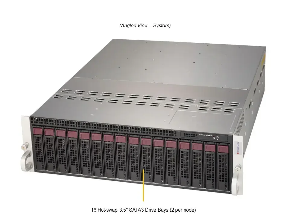 Supermicro 3U Rack Serve - High Performance Network Server