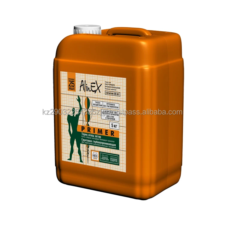 Primer For Walls And Ceilings Alinex "primer" 5 Kg Deep Penetrating To ...