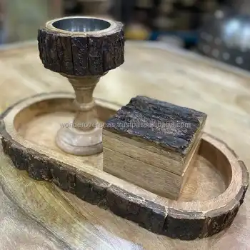 Creative Design Wooden Incense Burner Bakhoor Burner Wood Arabic Censer ...