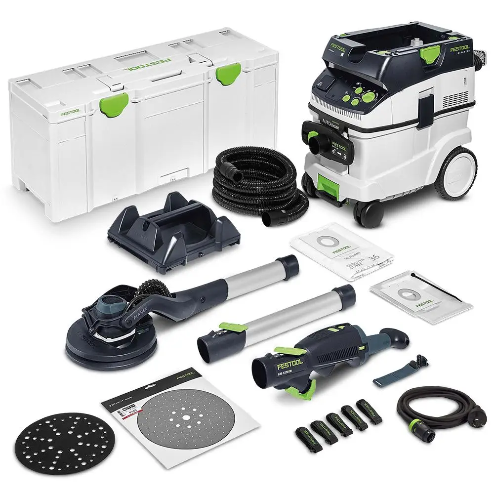 Festool LHS 2 225 CTM 36-Set 400W 225mm 8.8" PLANEX Long-Reach Drywall ...